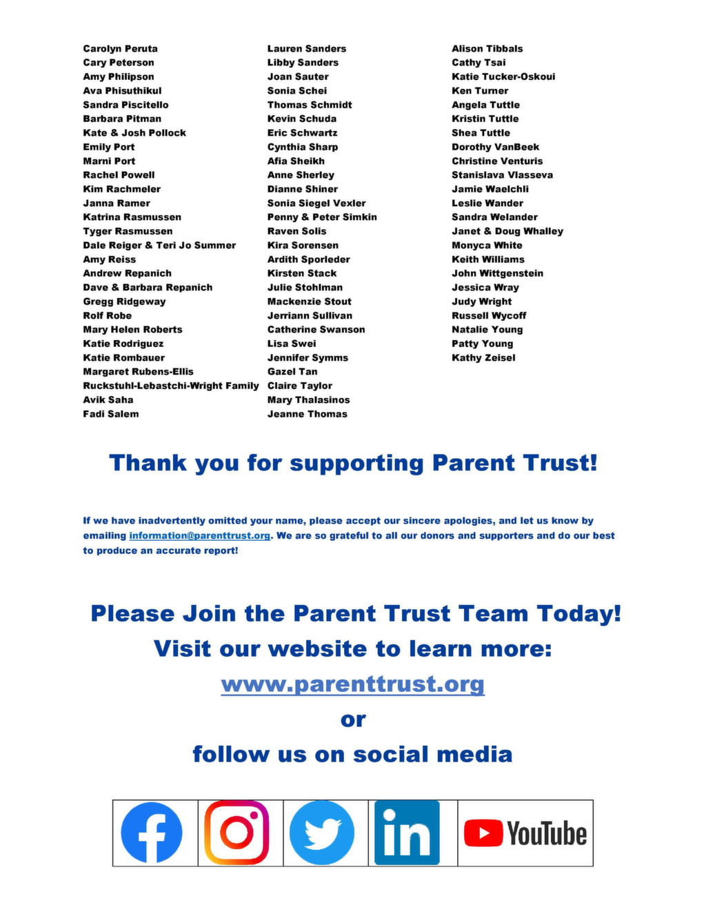 Impact – Parent Trust for Washington Children